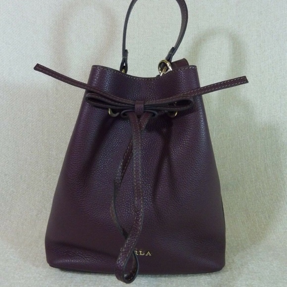 Furla | Bags | New Furla Costanza Bordeaux Burgundy Leather Small ...